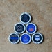 Police Support Magnets- Thin Blue Line- Bottlecap Magnets- Police ...