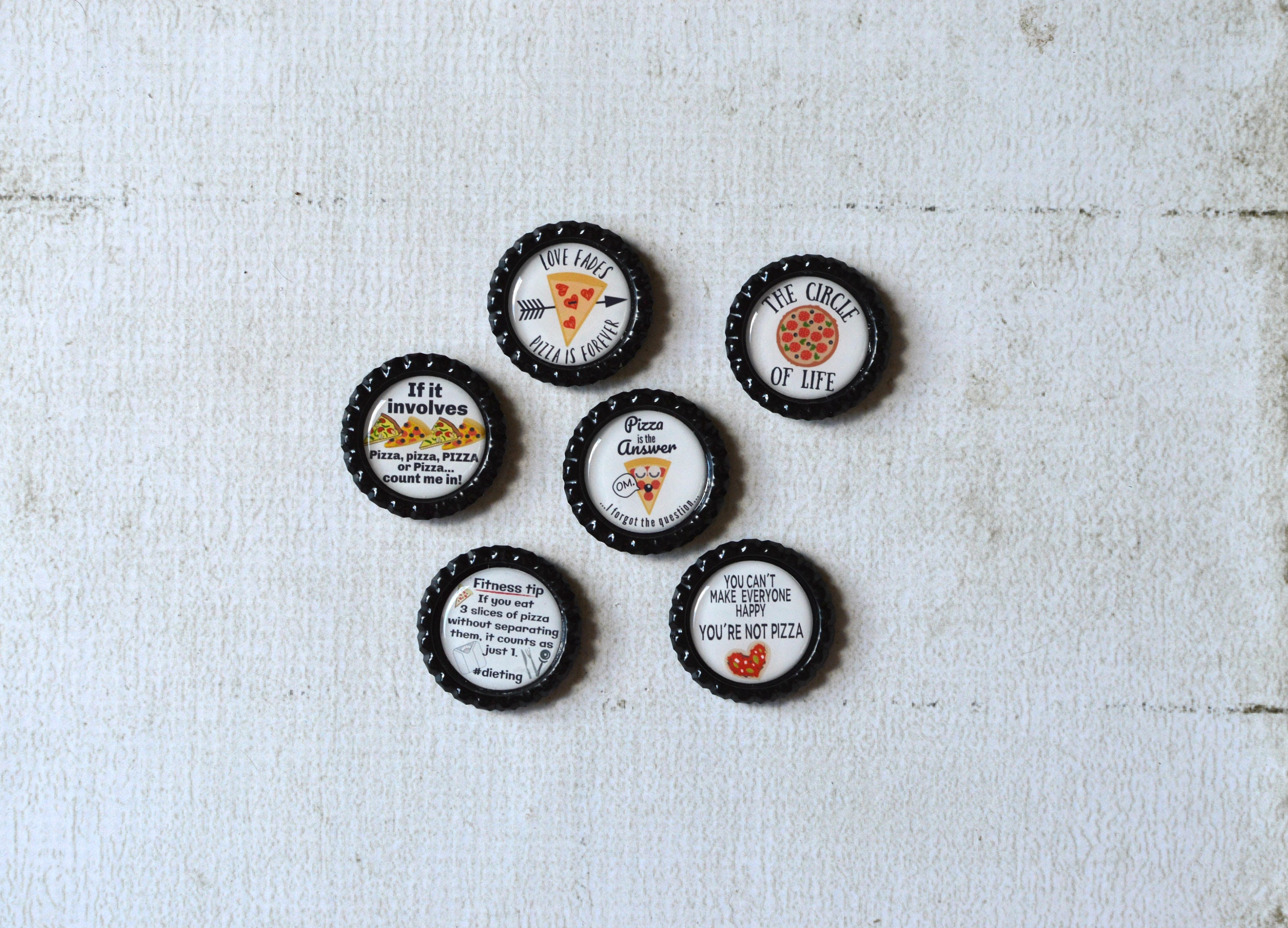 Pizza Magnets Funny Pizza Gift Pizza Lover Funny Friend | Etsy