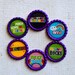 Best Friend Magnets BFF Bottlecap Magnets Kawaii Friendship - Etsy