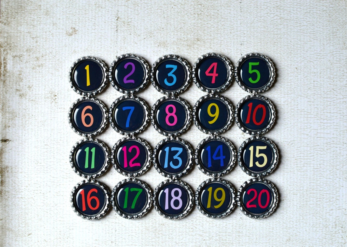 Number Magnets Kids Preschool Homeschool Learning Kids - Etsy