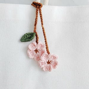Sakura Coaster and Charm Crochet Pattern - Cherry Blossoms Flower ...