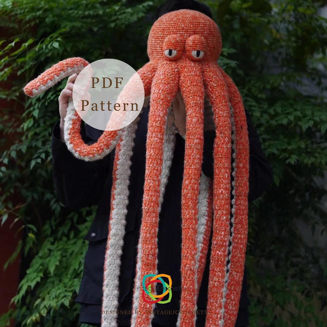 PDF RBF Octopus Amigurumi Crochet Pattern, Handmade for Christmas Gifts ...