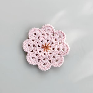 Sakura Coaster and Charm Crochet Pattern - Cherry Blossoms Flower ...
