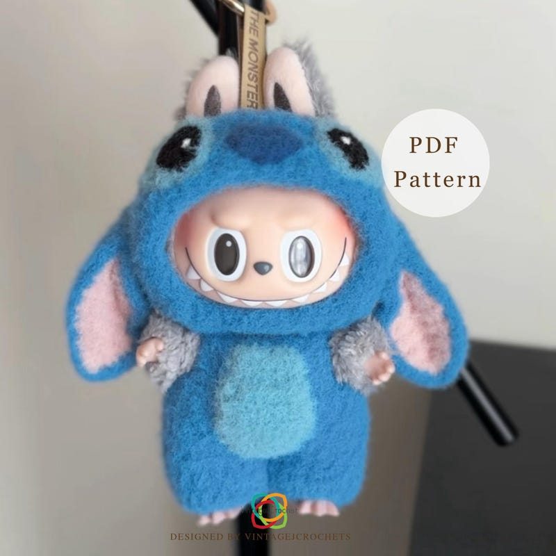 Blue Labubu Dolls - Etsy