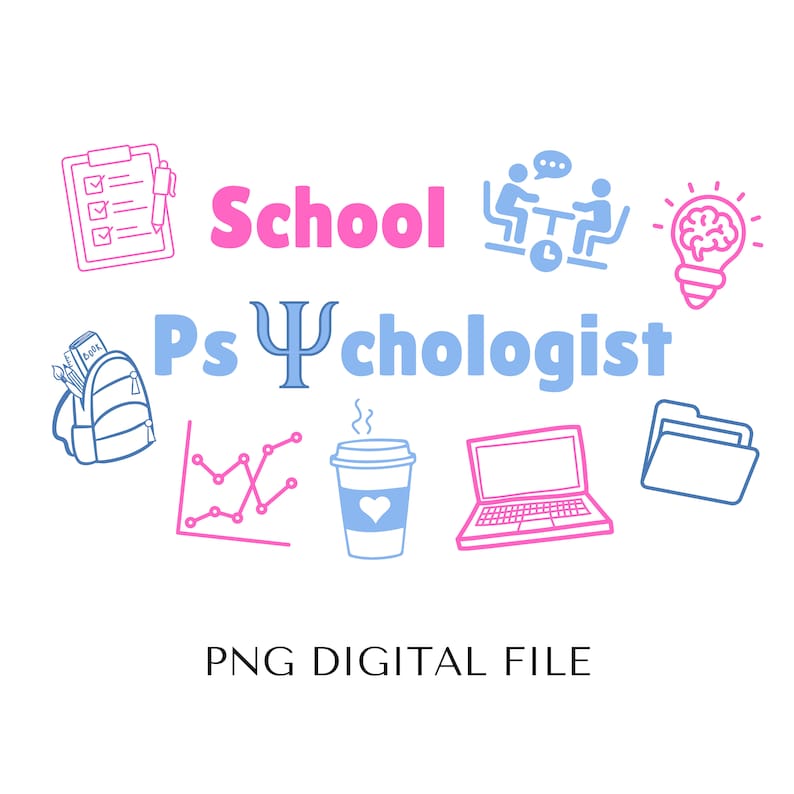 School Psychologist PNG Digital File for Download - Etsy