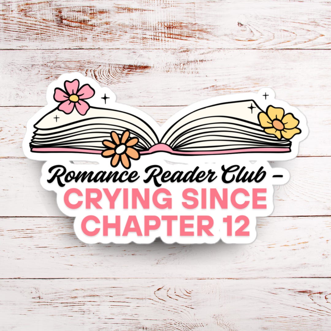 Book Club Stickers, Bubble-free Stickers, Book Nerd, Bookish Decals ...