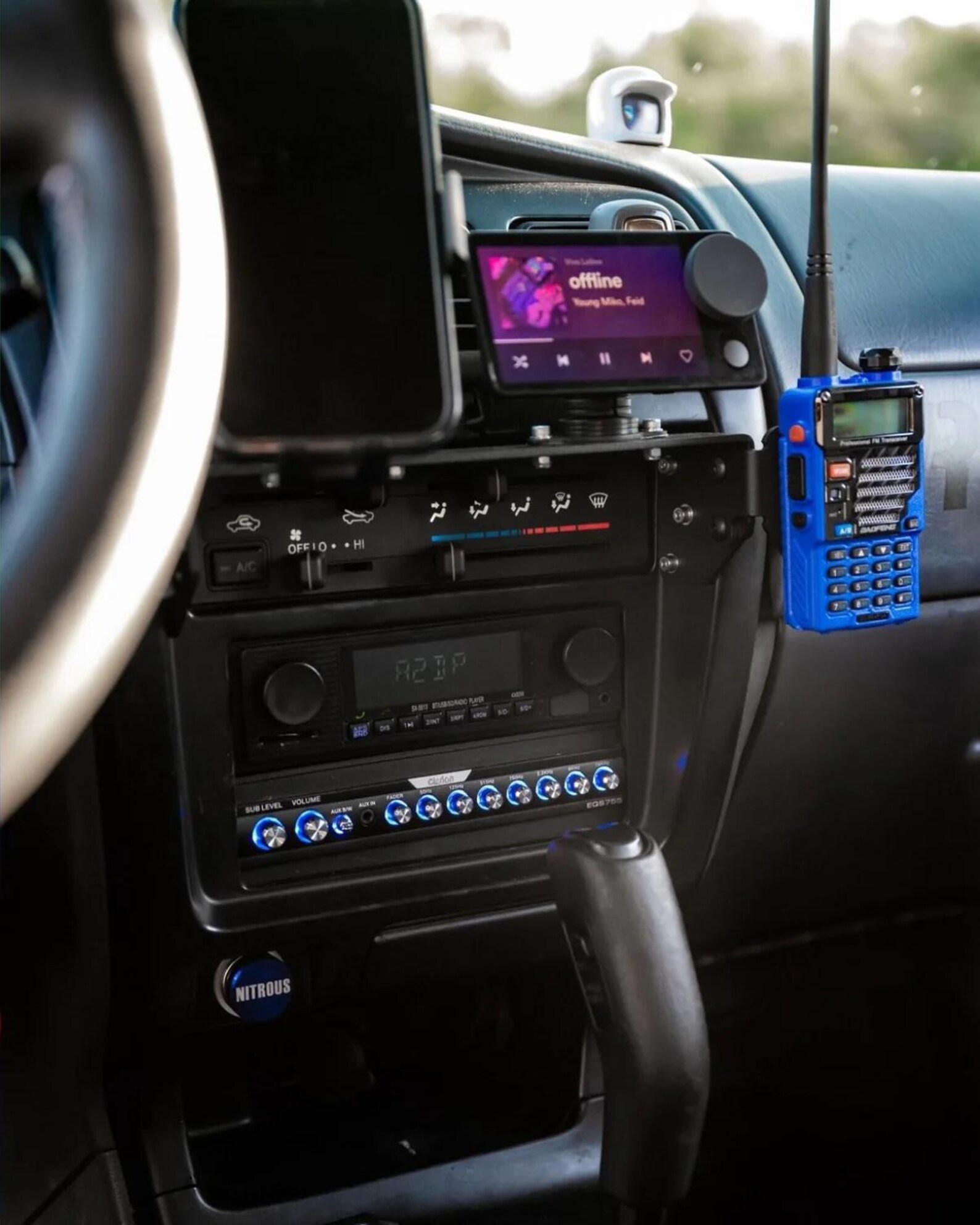 3rd Gen (96-02) 4runner Center Console Dash Modular Accessory Mount ...