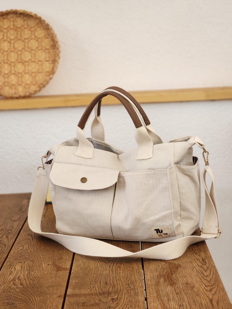 Tote Bag, Multi Pocket Bag, Organized Storage, Everday Essential - Etsy