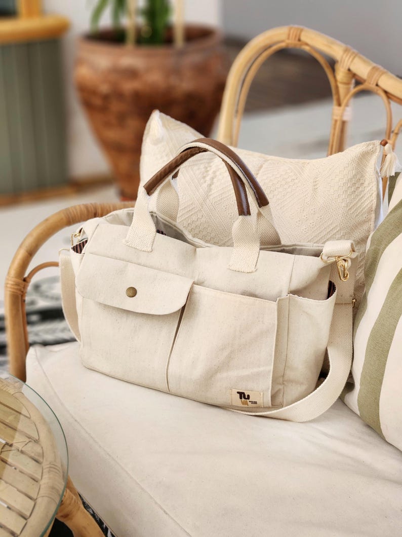 Tote Bag, Multi Pocket Bag, Organized Storage, Everday Essential - Etsy