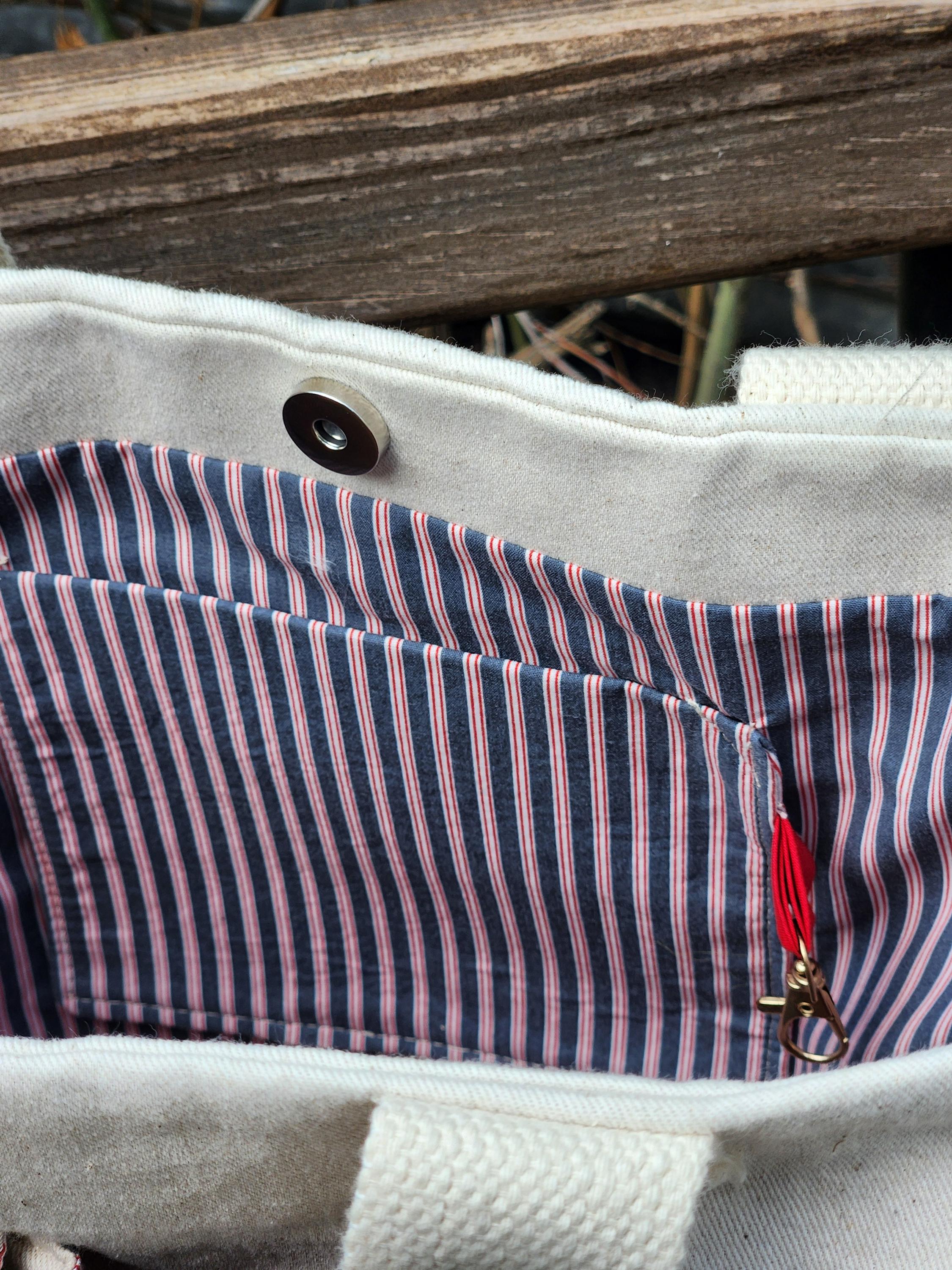 Tote Bag, Multi Pocket Bag, Organized Storage, Everday Essential - Etsy