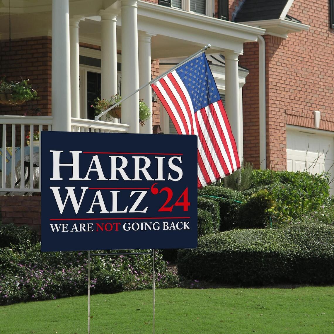 Harris Walz 2024 Yard Sign, Kamala Harris Lawn Sign, Harris Supporter ...