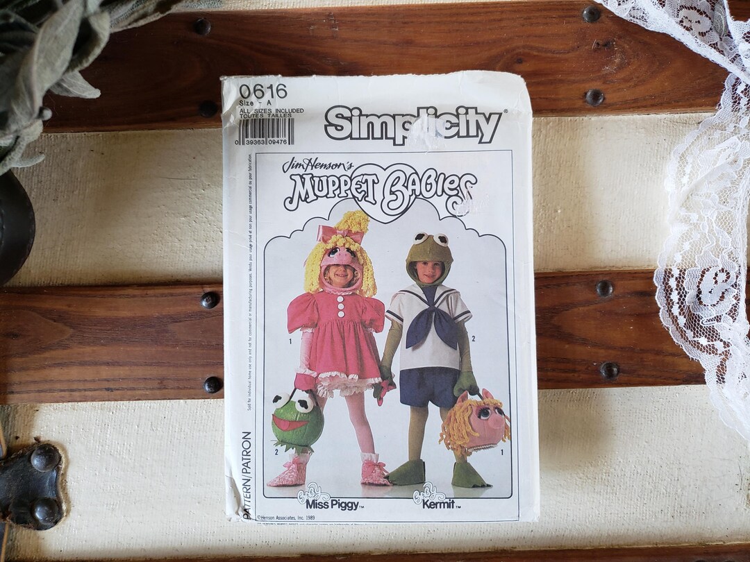Vintage Simplicity Sewing Pattern 0616 Uncut Unused All Sizes Muppet ...