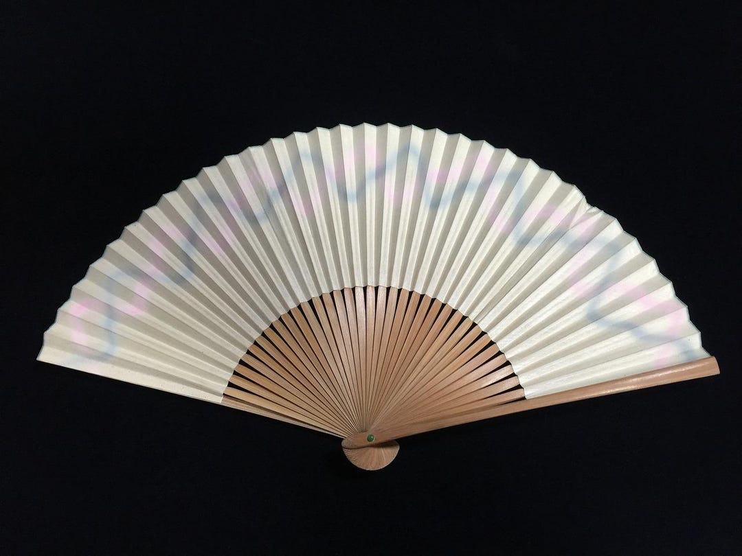 K1211 / Folding Hand Fan SENSU / Line / Japanese Vintage - Etsy