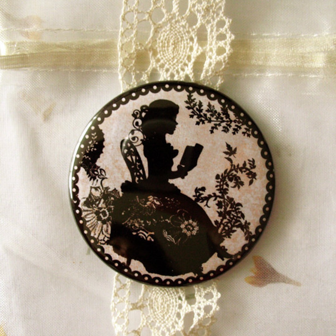 Pocket Mirror Miss Shadow Book - Etsy