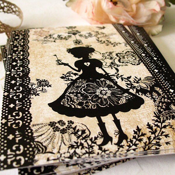 Postcard Miss Shadow - Etsy