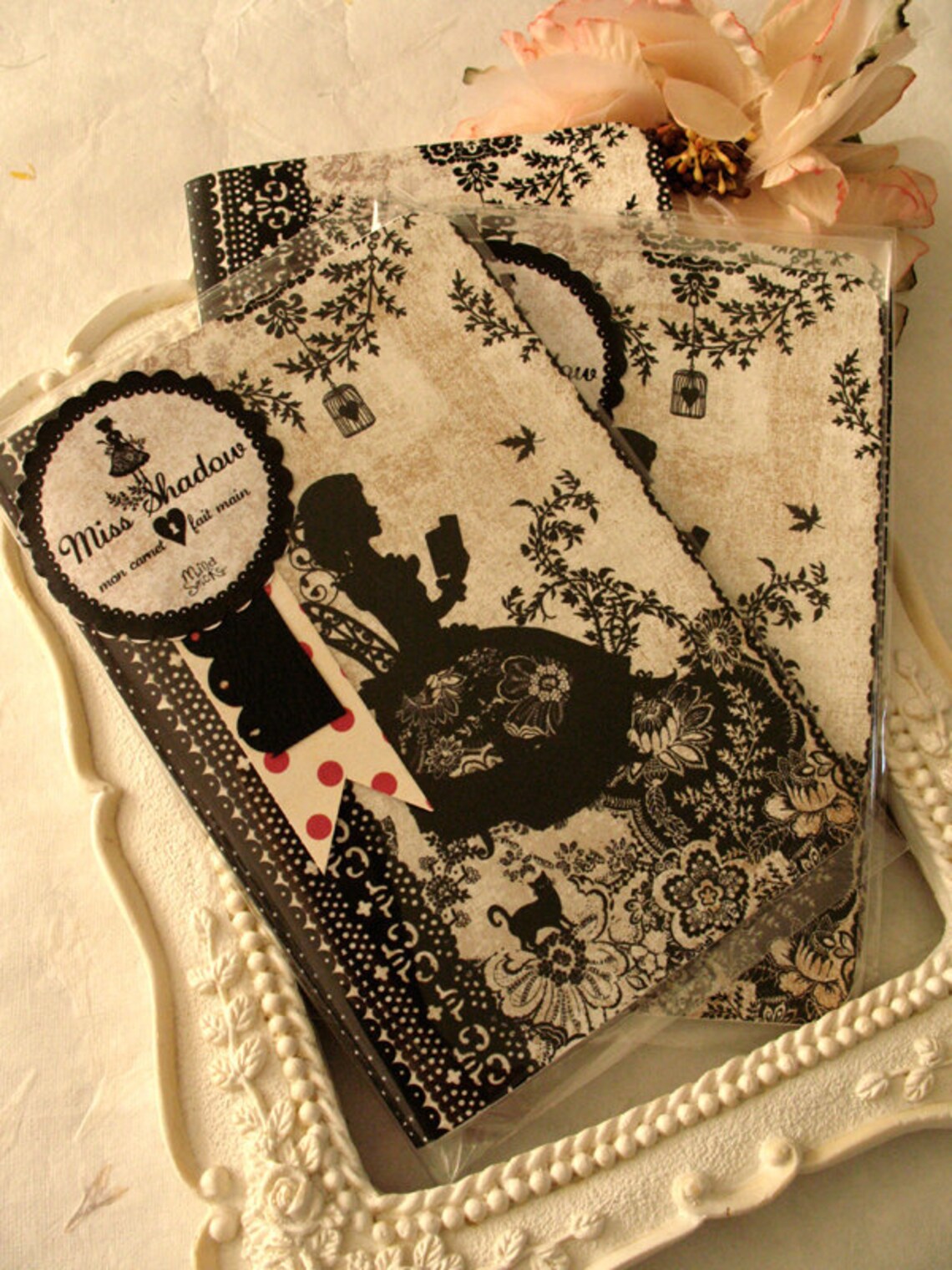 Mini Notebook Miss Shadow Book - Etsy