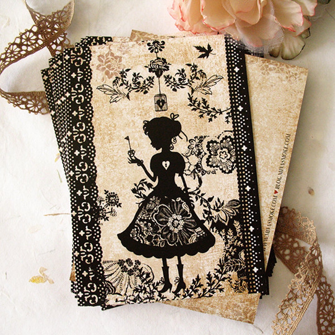 Postcard Miss Shadow - Etsy