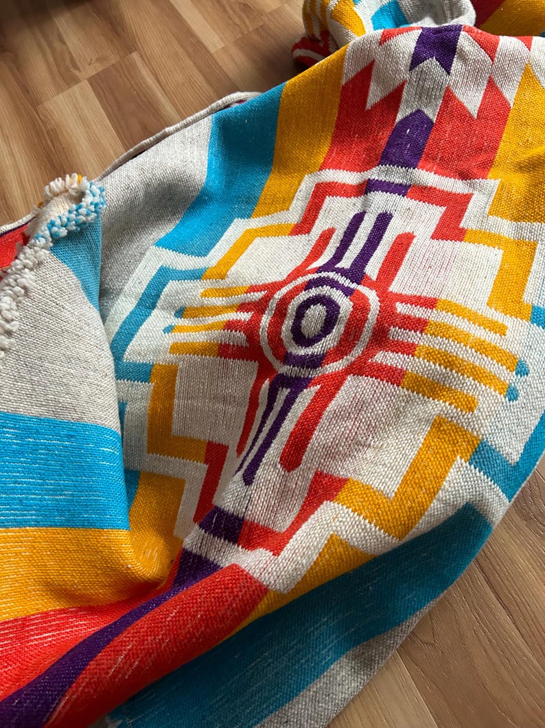 New 100% Wool Poncho Style Mapuche Made in Ecuador Poncho - Etsy