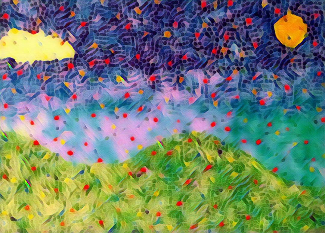 Dot Matrix Color Bright Version - Etsy