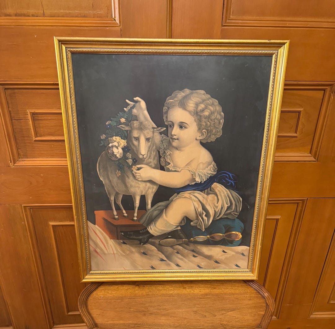 Antique Mid 19th Century (mid 1800’s) Chromolithograph by German Artist ...