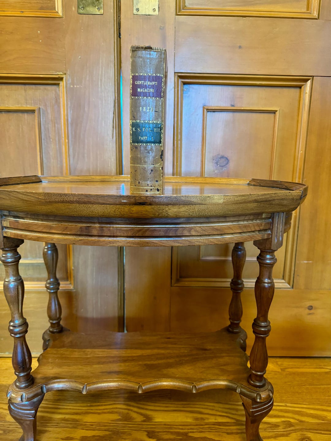 Rare Antique 19th Century Circa 1820 Book the gentlemans Magazine Vol ...