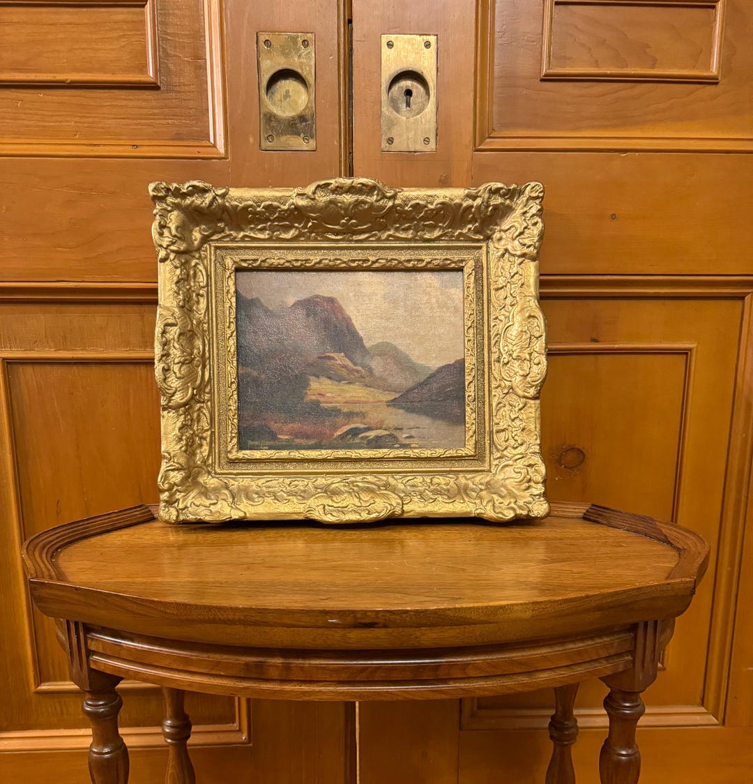 Antique Listed Artist Thomas C Blake (1864-1936) Landscape Oil Painting ...