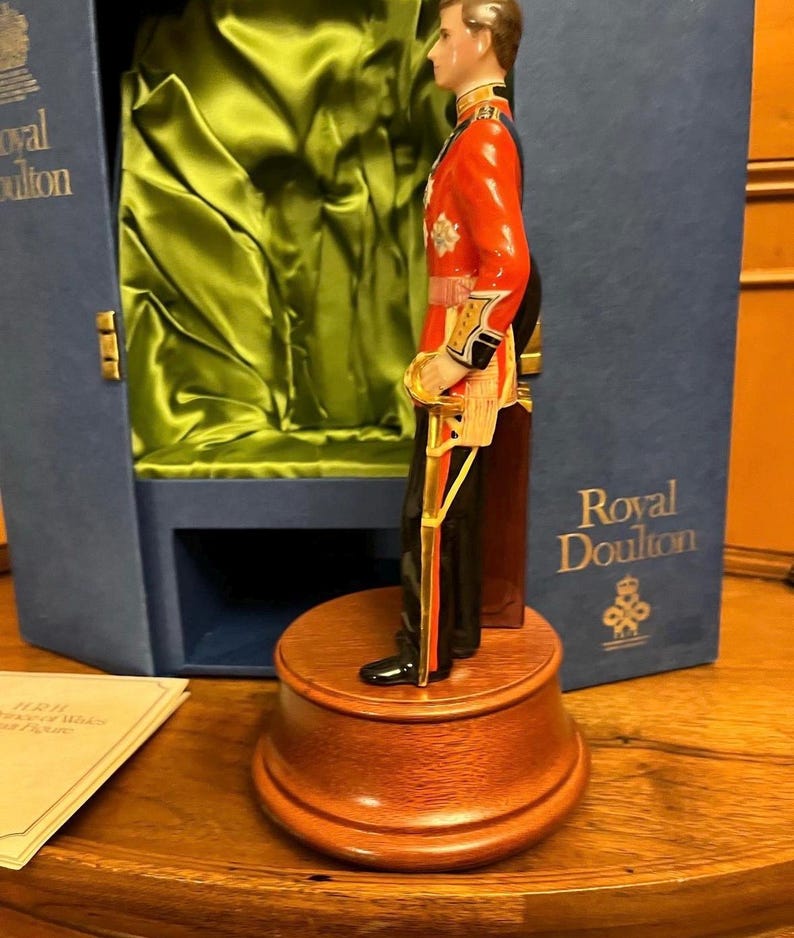 Limited Edition 1980’s Royal Doulton ‘the Prince of Wales’ in Premium ...