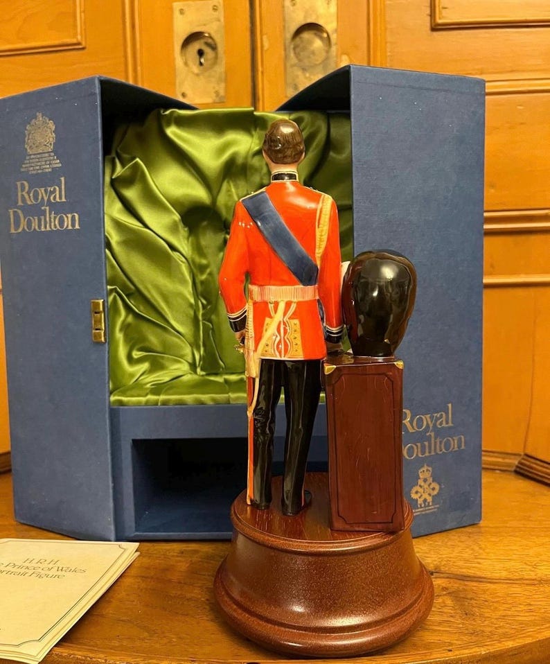 Limited Edition 1980’s Royal Doulton ‘the Prince of Wales’ in Premium ...
