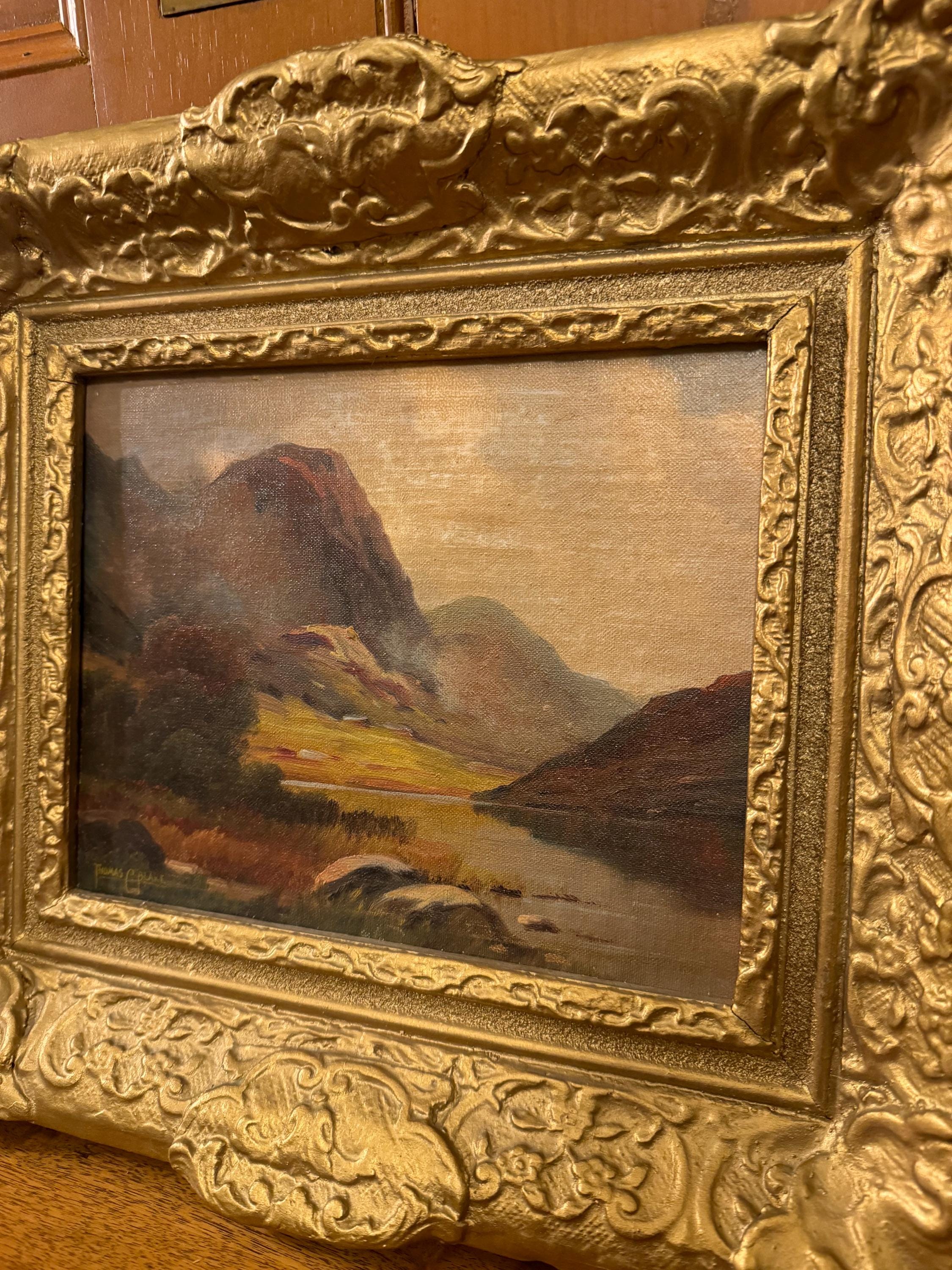 Antique Listed Artist Thomas C Blake (1864-1936) Landscape Oil Painting ...