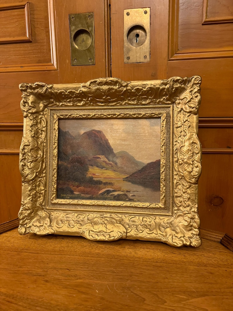 Antique Listed Artist Thomas C Blake 1864-1936 Landscape Oil Painting ...