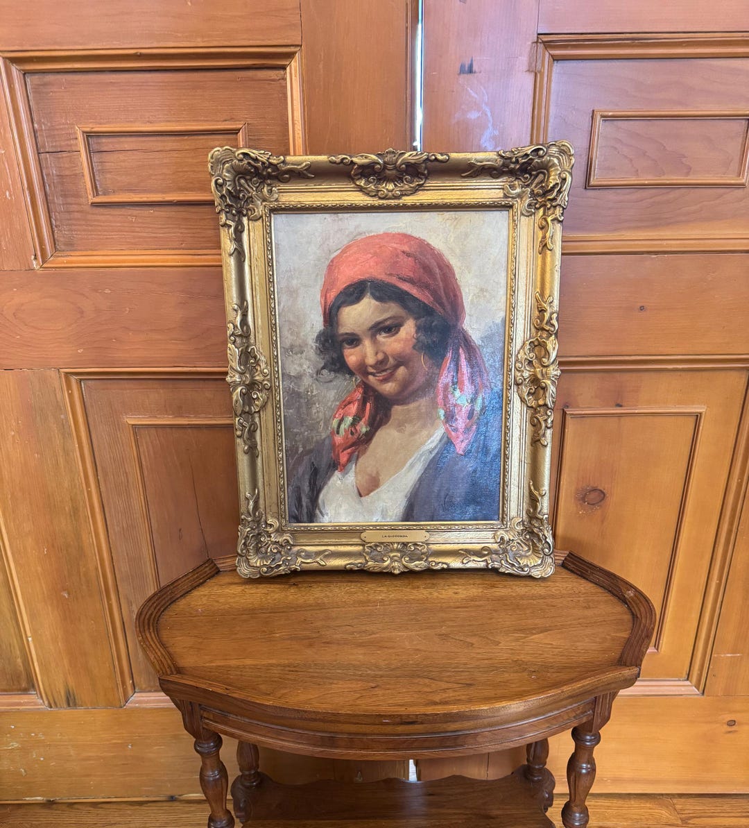 Antique Early 20th Century (early 1900’s) Genre Portrait Oil Painting ...