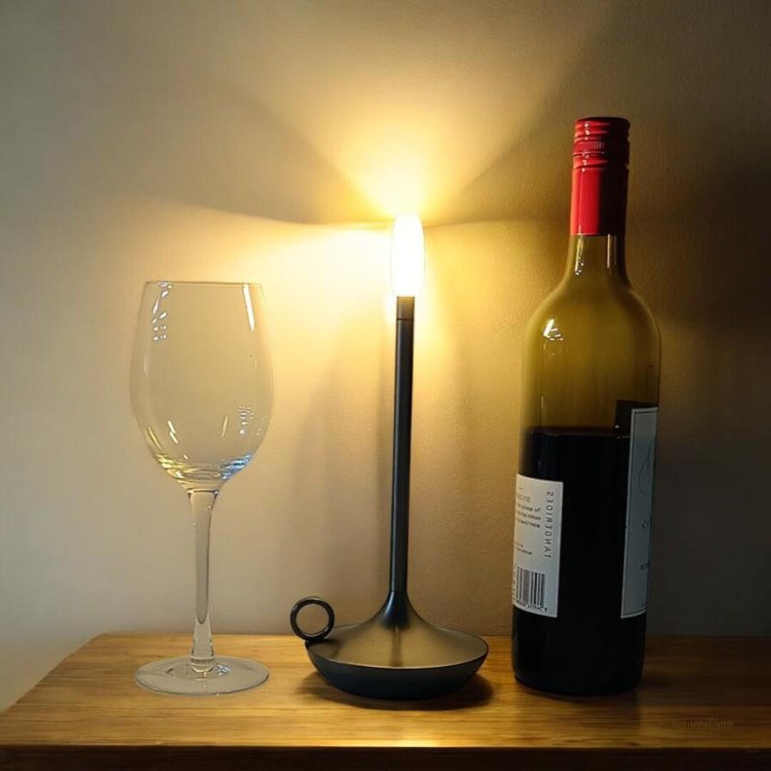 Candlelight Table Lamp Candle LED Flameless LED Candlelight Touch ...