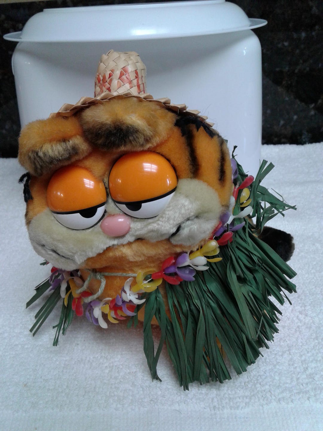 Garfield Hawaiian Hula Skirt Plush - Etsy