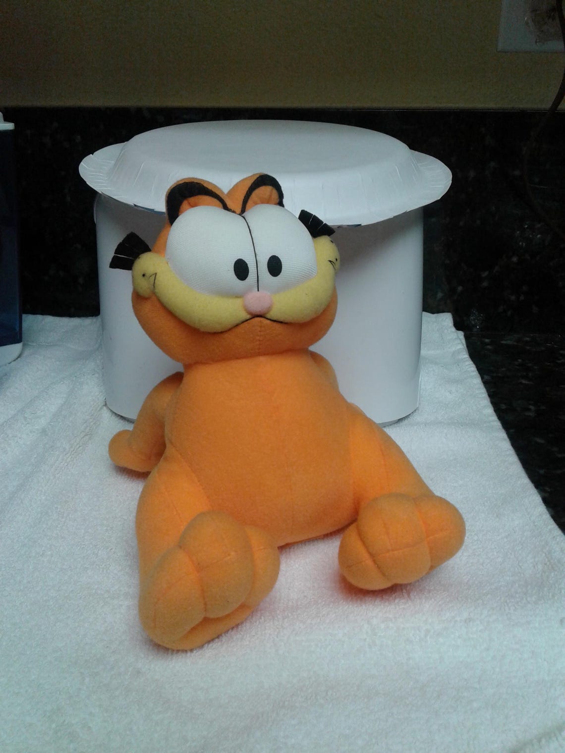 Garfield Sitting Arms Behind - Etsy