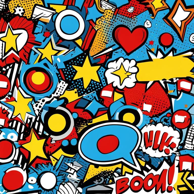 Pop Art Comic Style T-shirt Designs Digital - Etsy