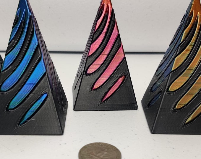 Impossible Spiral Pyramid Fidget Toy 3D Printed Stress and Anxiety ...