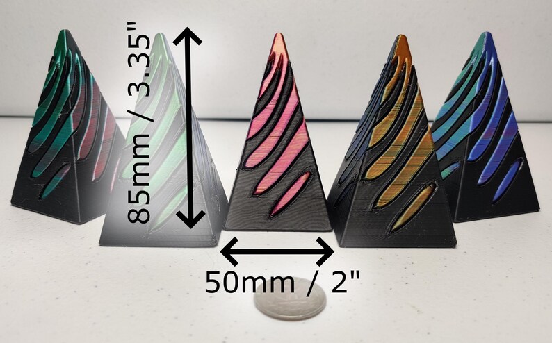 Impossible Spiral Pyramid Fidget Toy - 3D Printed - Stress and Anxiety ...
