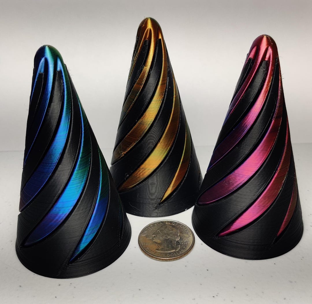 Impossible Spiral Cone Fidget Toy - 3D Printed - Stress and Anxiety ...