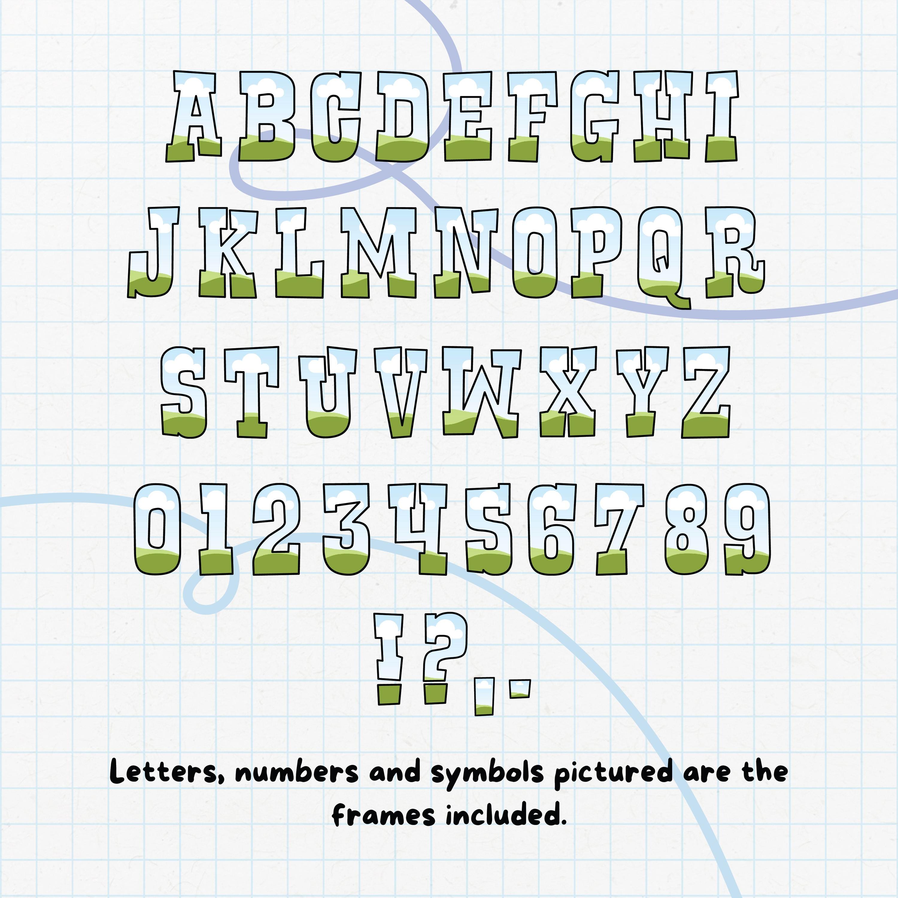 Editable Canva Letter Frames | Customizable Frames for Canva ...