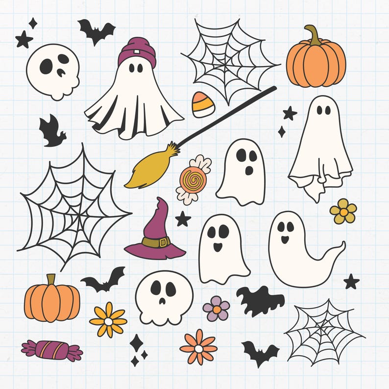 Halloween Graphics for T-shirts and Hoodies | Editable Canva Template ...