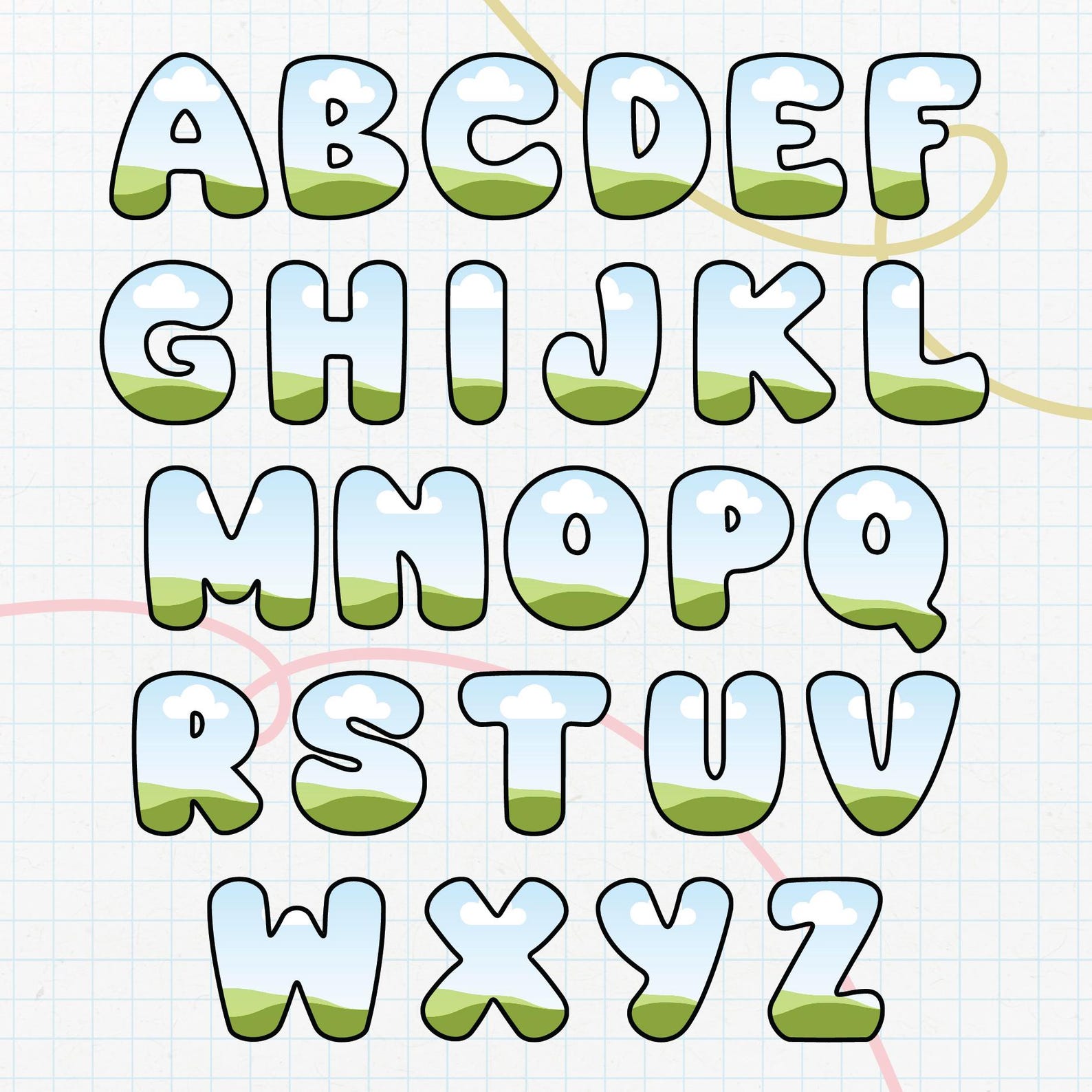 Editable Canva Letter Frames | Customizable Frames for Canva ...