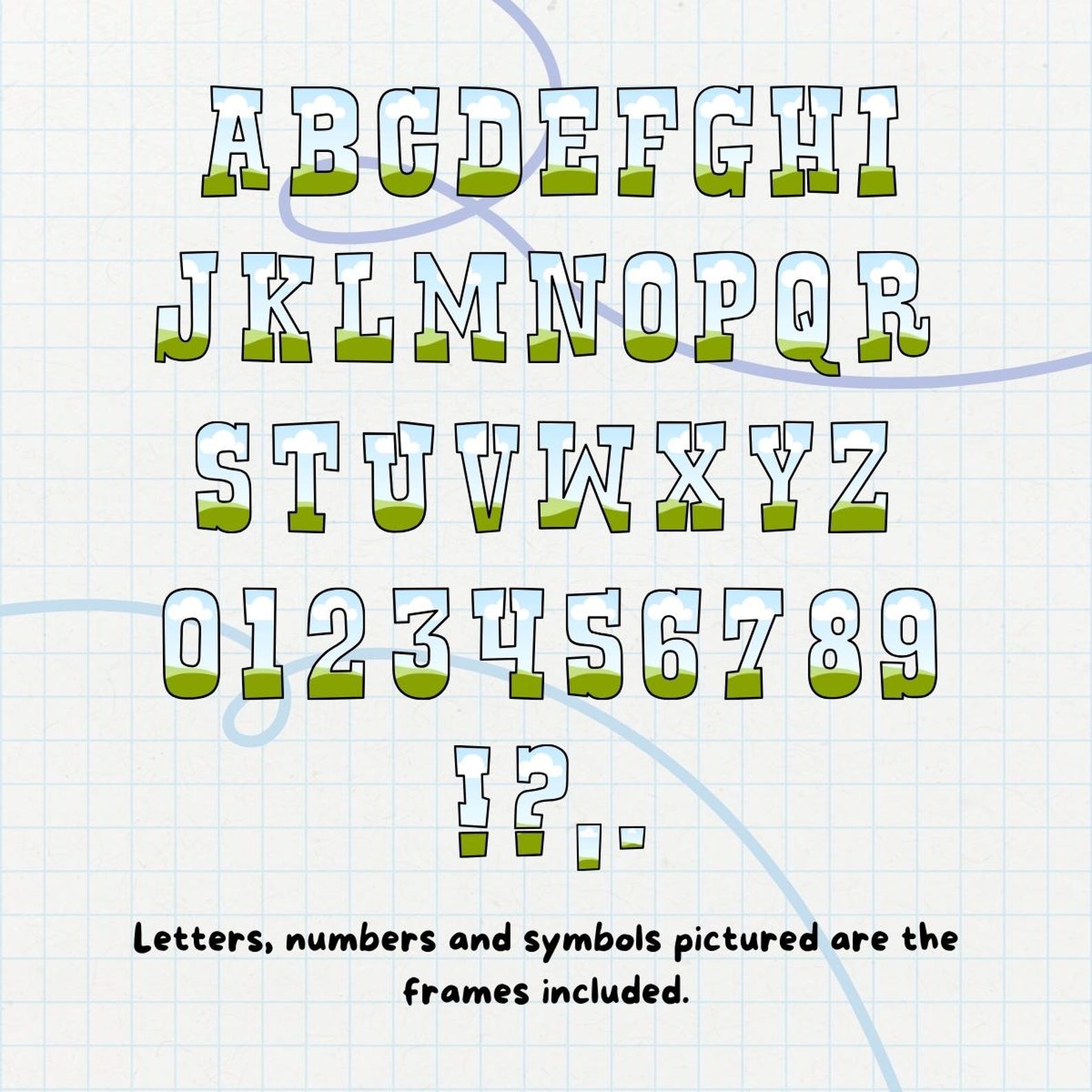 Editable Canva Letter Frames | Customizable Frames for Canva ...