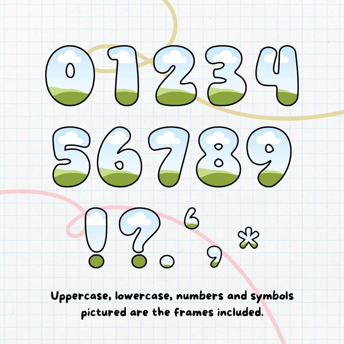 Editable Canva Letter Frames Customizable Frames for Canva Uppercase ...