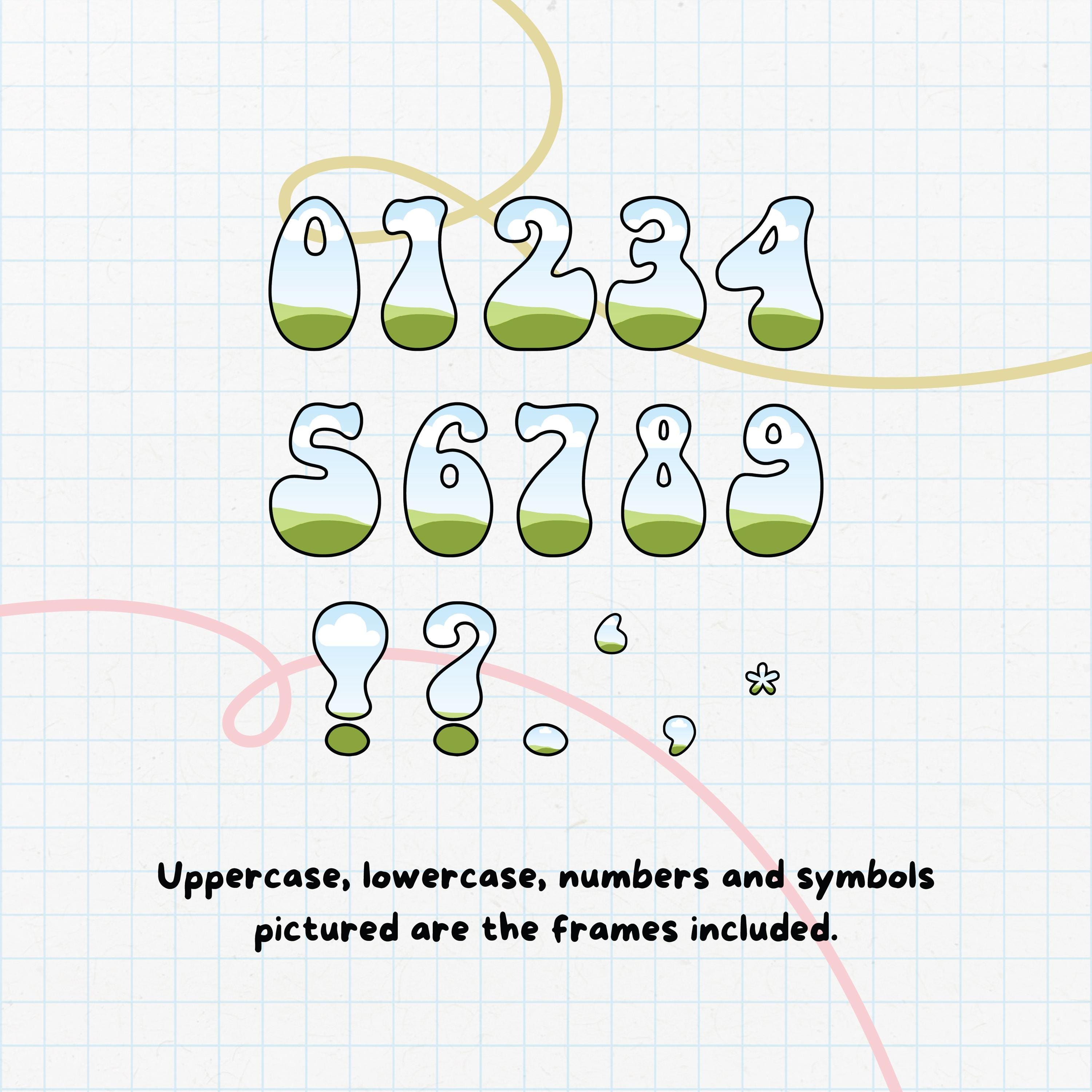 Editable Canva Letter Frames Customizable Frames for Canva Uppercase ...