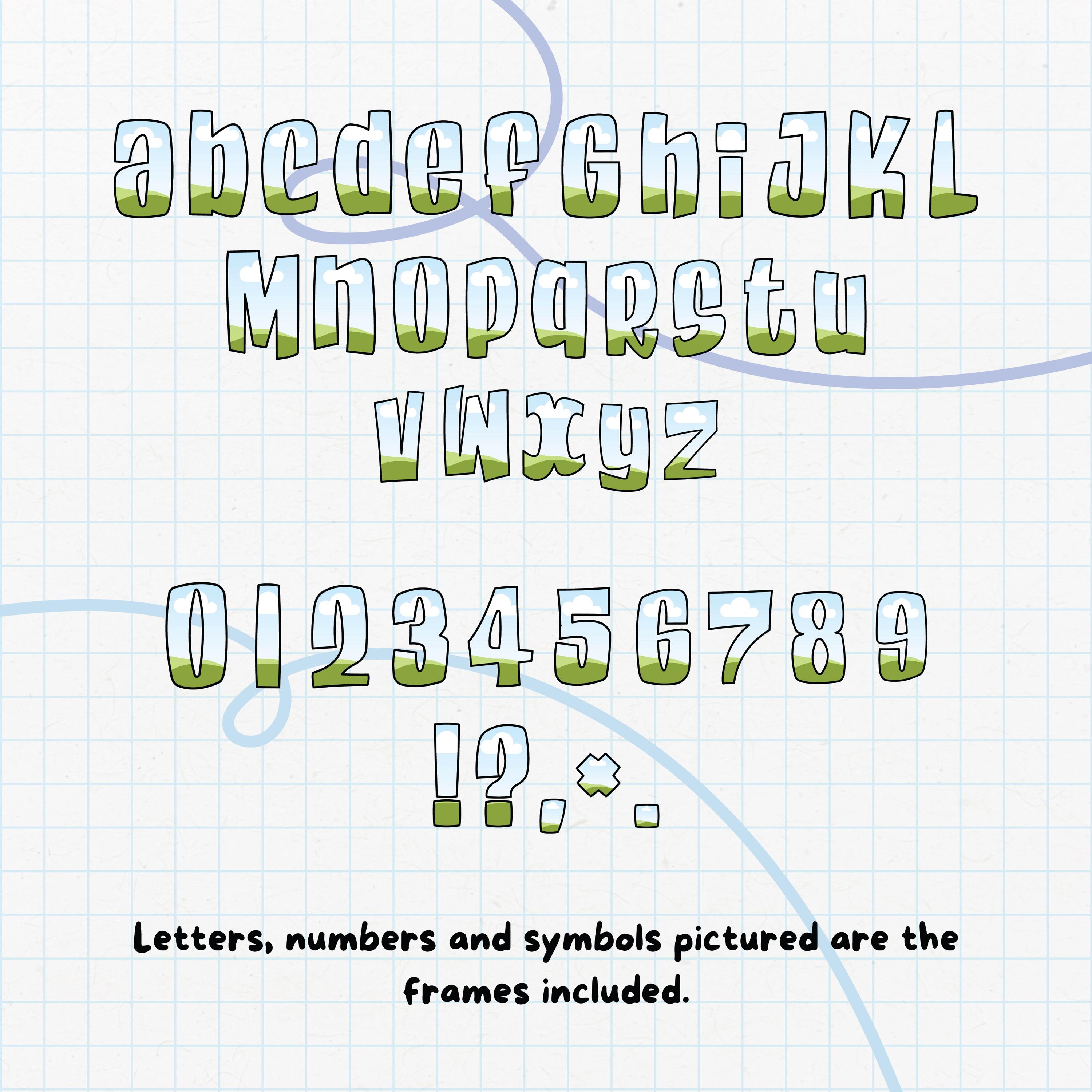 Editable Canva Letter Frames | Customizable Frames for Canva ...