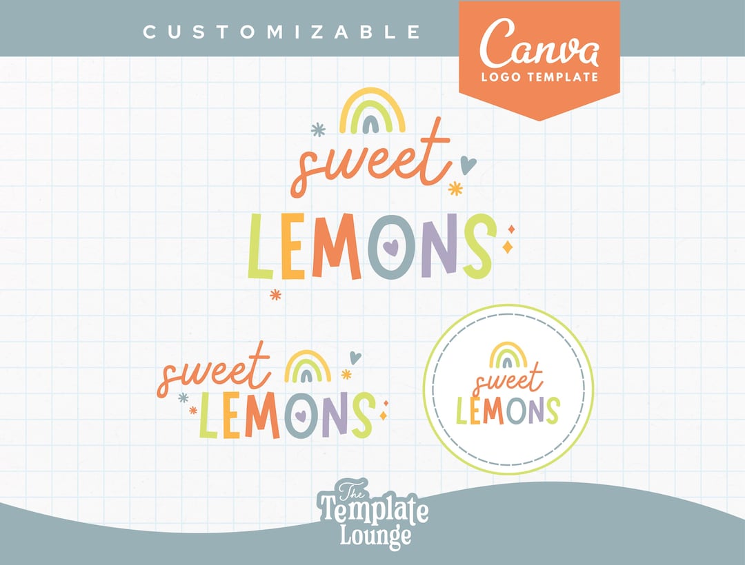 Editable Logo Canva Template | Customizable Business Design Kit | DIY ...