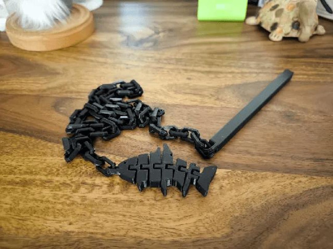 Articulated Fishbone Cat Wand Toy - Etsy