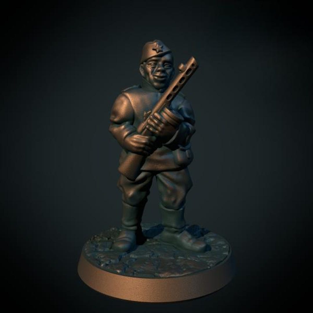 Soviet Infantryman World War II Historical Miniature - Etsy