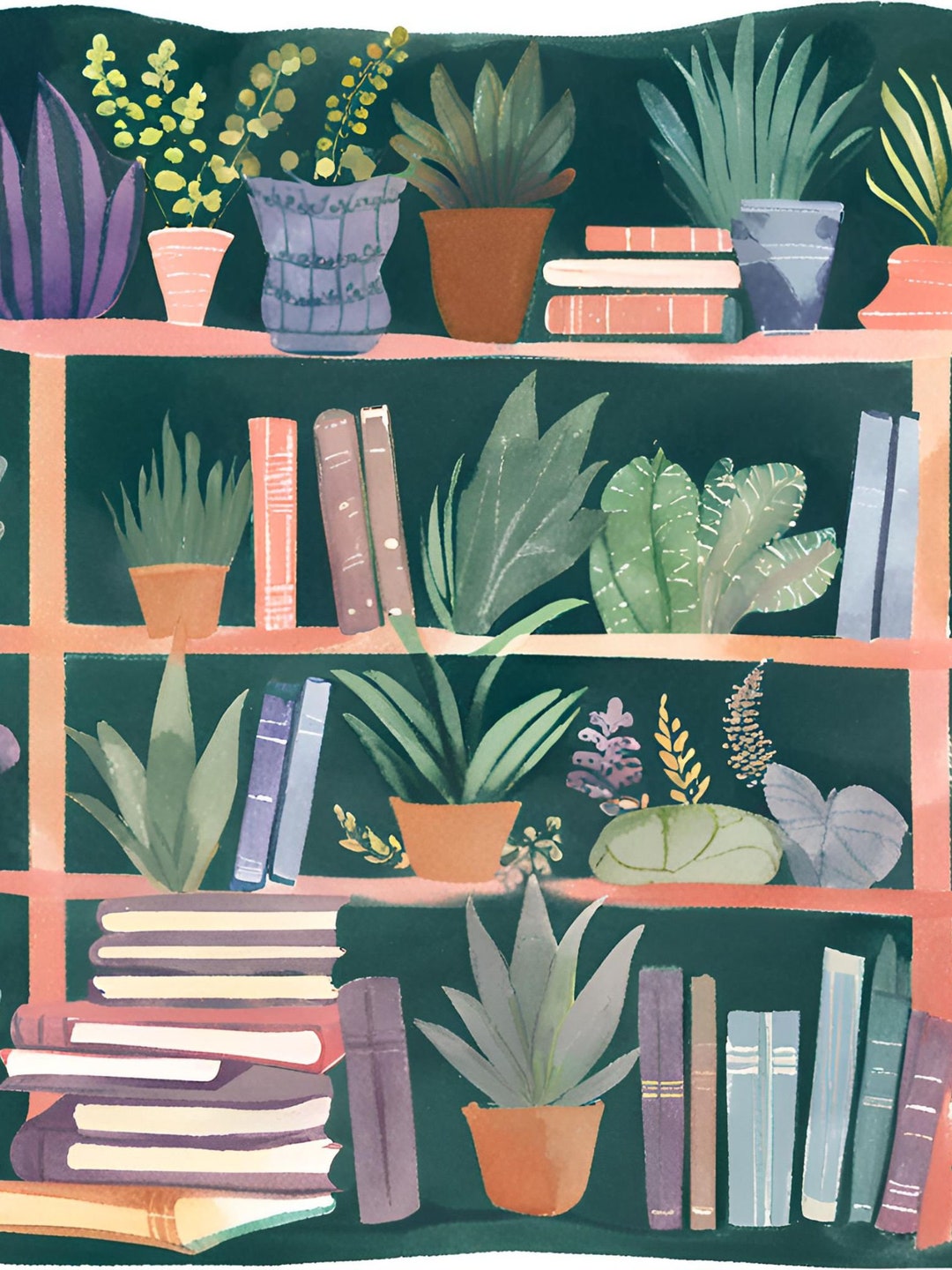 Cactus Books Paint/color by Numbers - Etsy