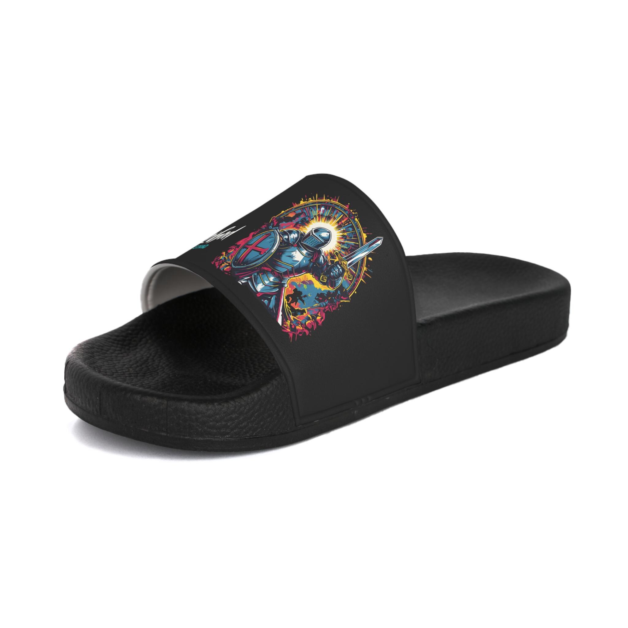 Armor of God | 80's 90's Neon | Retro | JESUS Silhouette | Slip-on ...